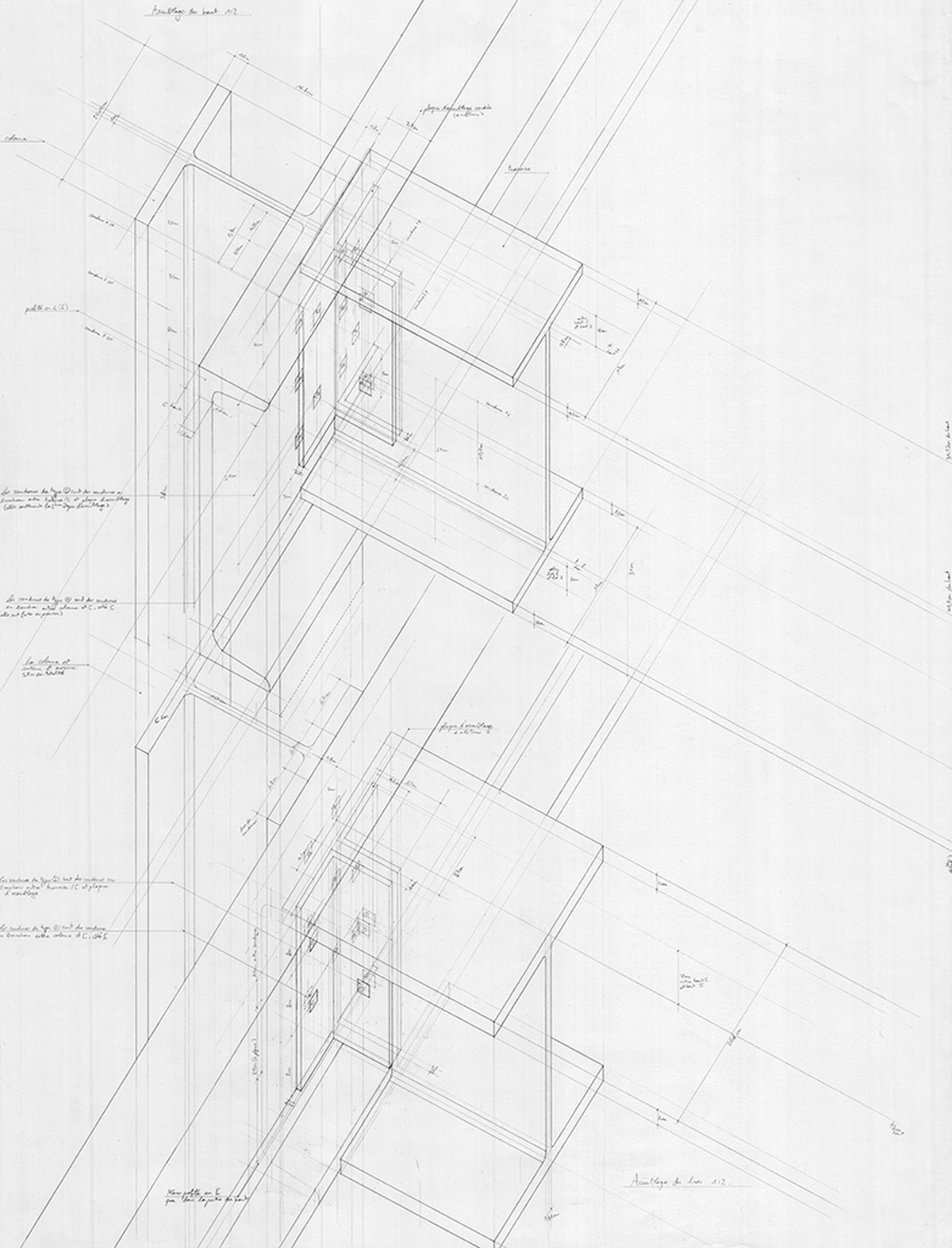 farnsworth house wall section